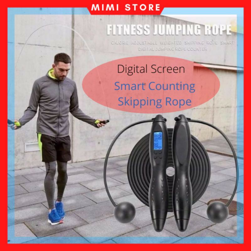 Digital Skipping Rope Digital Jump Ropes Tali Lompat Exercise Tools 跳绳 ...