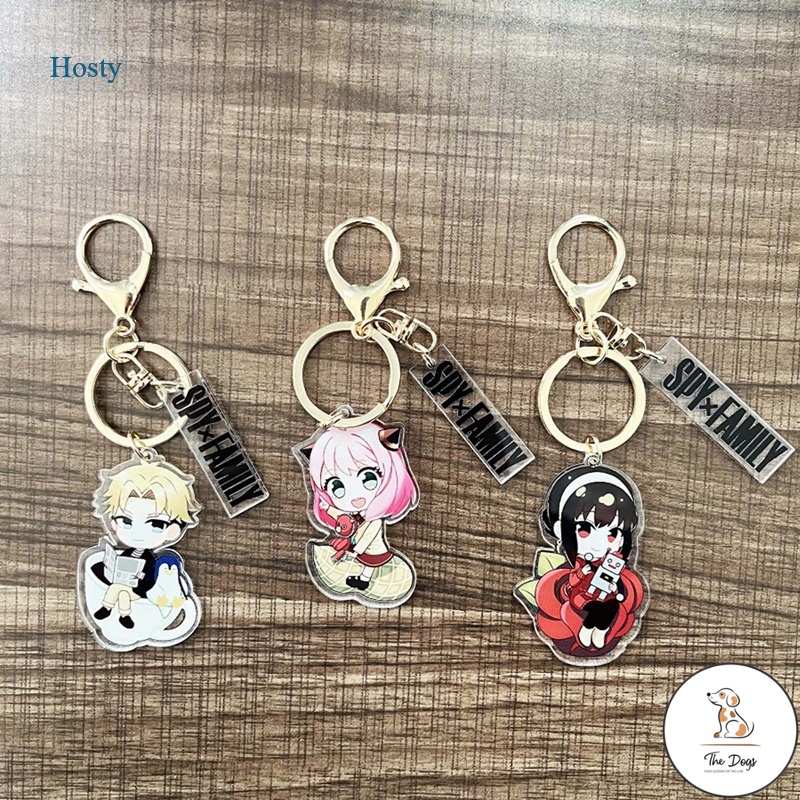 DC Hosty Anime SPY X FAMILY Keychain Anya Yor Loid Forger Cute Keyrings ...