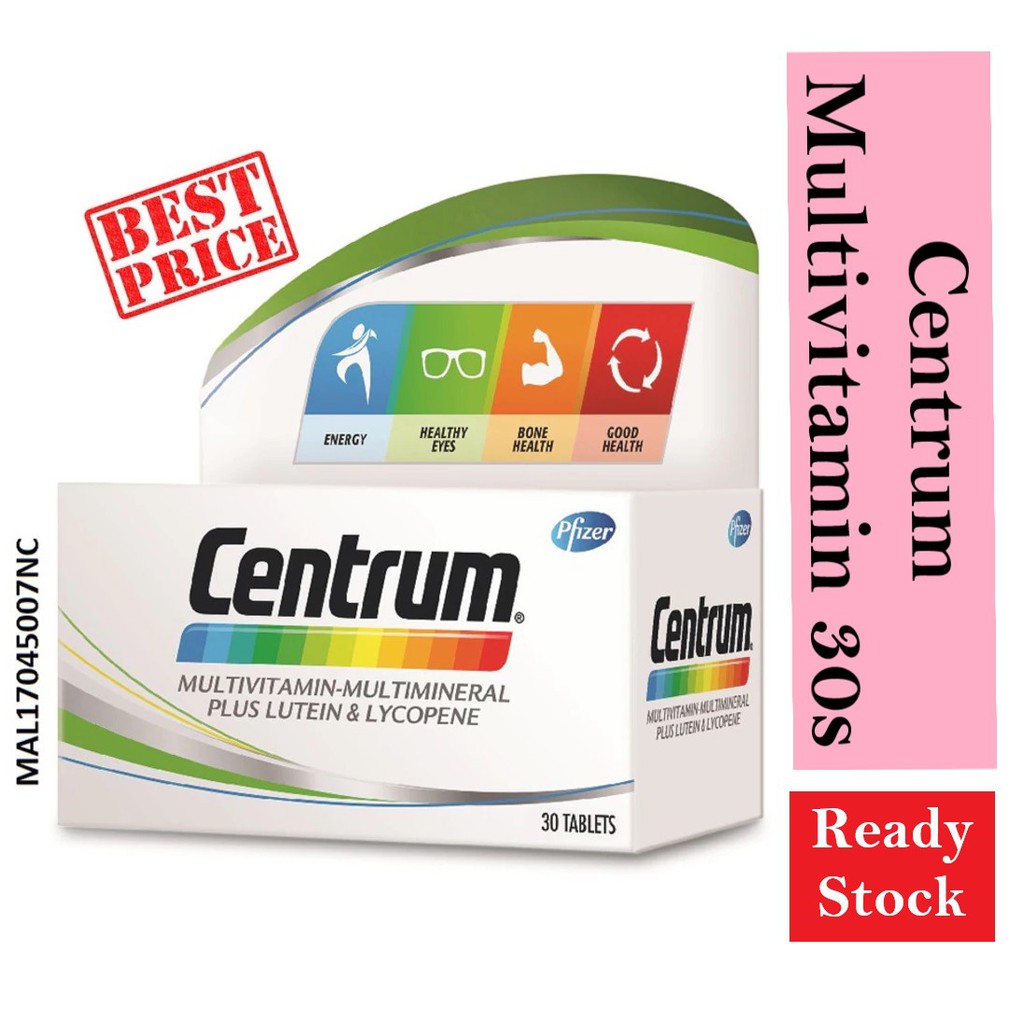 Centrum Multivitamin 30s (White) | Shopee Malaysia