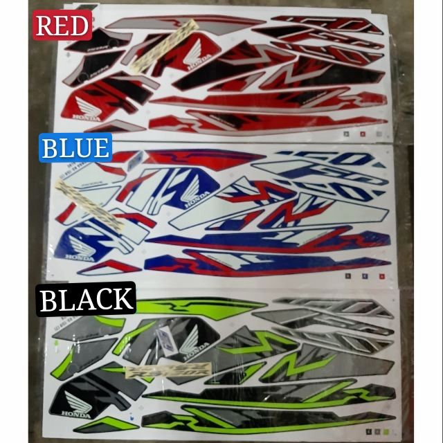 HONDA RS150 (7)BODY STICKER | Shopee Malaysia