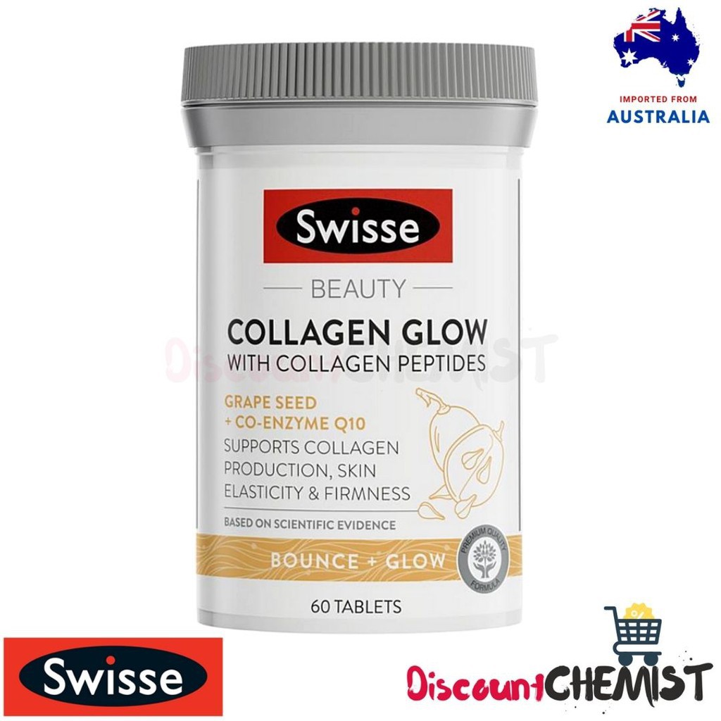 SWISSE Collagen Glow with Collagen Peptides (60 tablets) | Shopee Malaysia