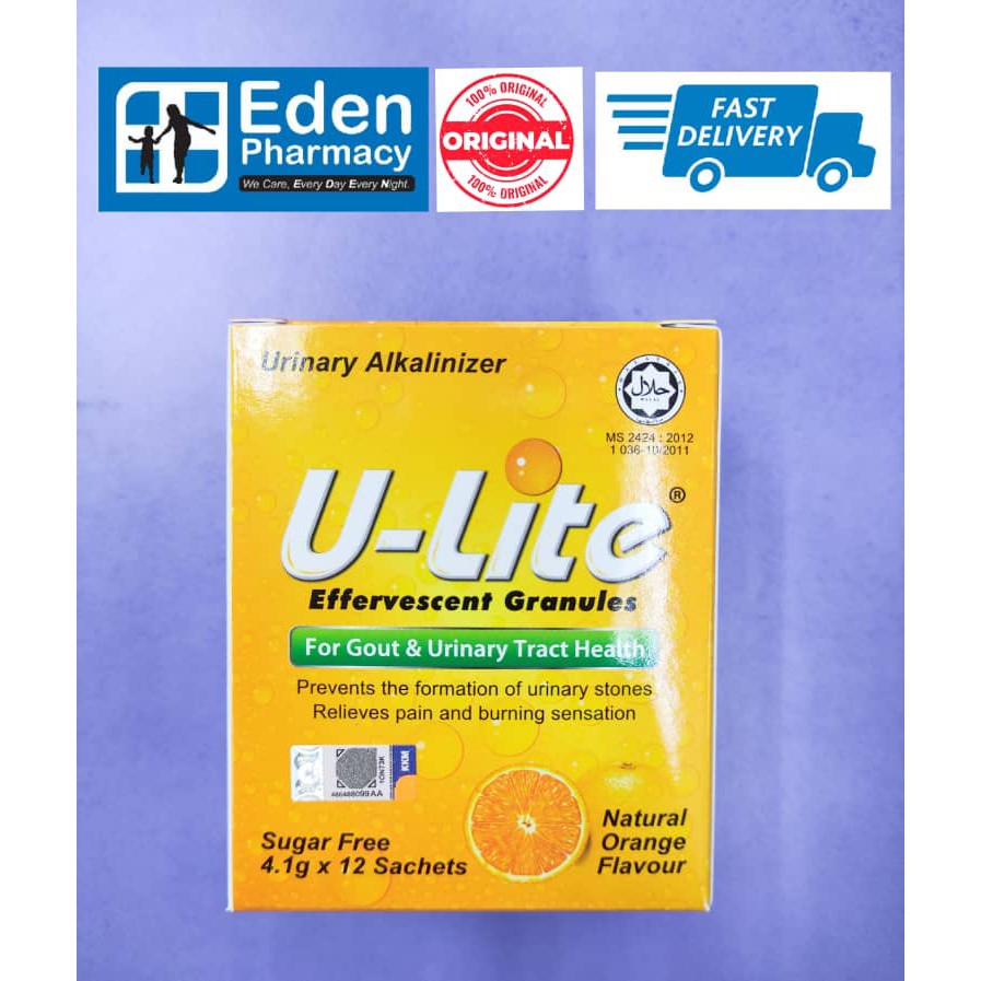U-Lite Effervescent Granules for Gout & Urinary Tract Health , ulite, u ...