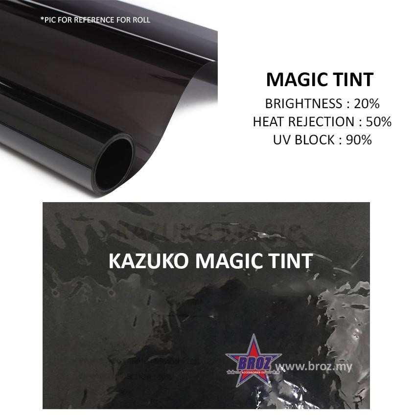 (300cmx50cm) Black 20% Solar Window Magic Tinted Tint Film Car Auto ...