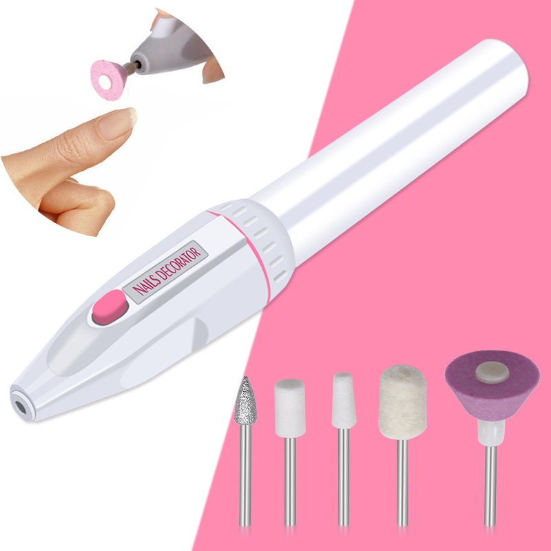 Portable 5 in 1 Electric Nail Trimming Combination Set / Manicure Nail ...
