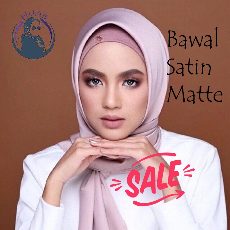 Tudung Bawal Hijabs Satin Tudung Hijabs Plain Color Warna Hijabs Ready ...