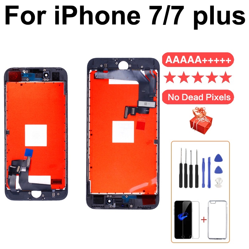 High Quality LCD Display Panels For iPhone 7P 7 Plus Touch Screen ...