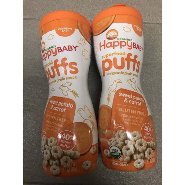 Happy Family Organics, Happy Puffs, Super Food, 60g, Happy Baby, Sprout ...