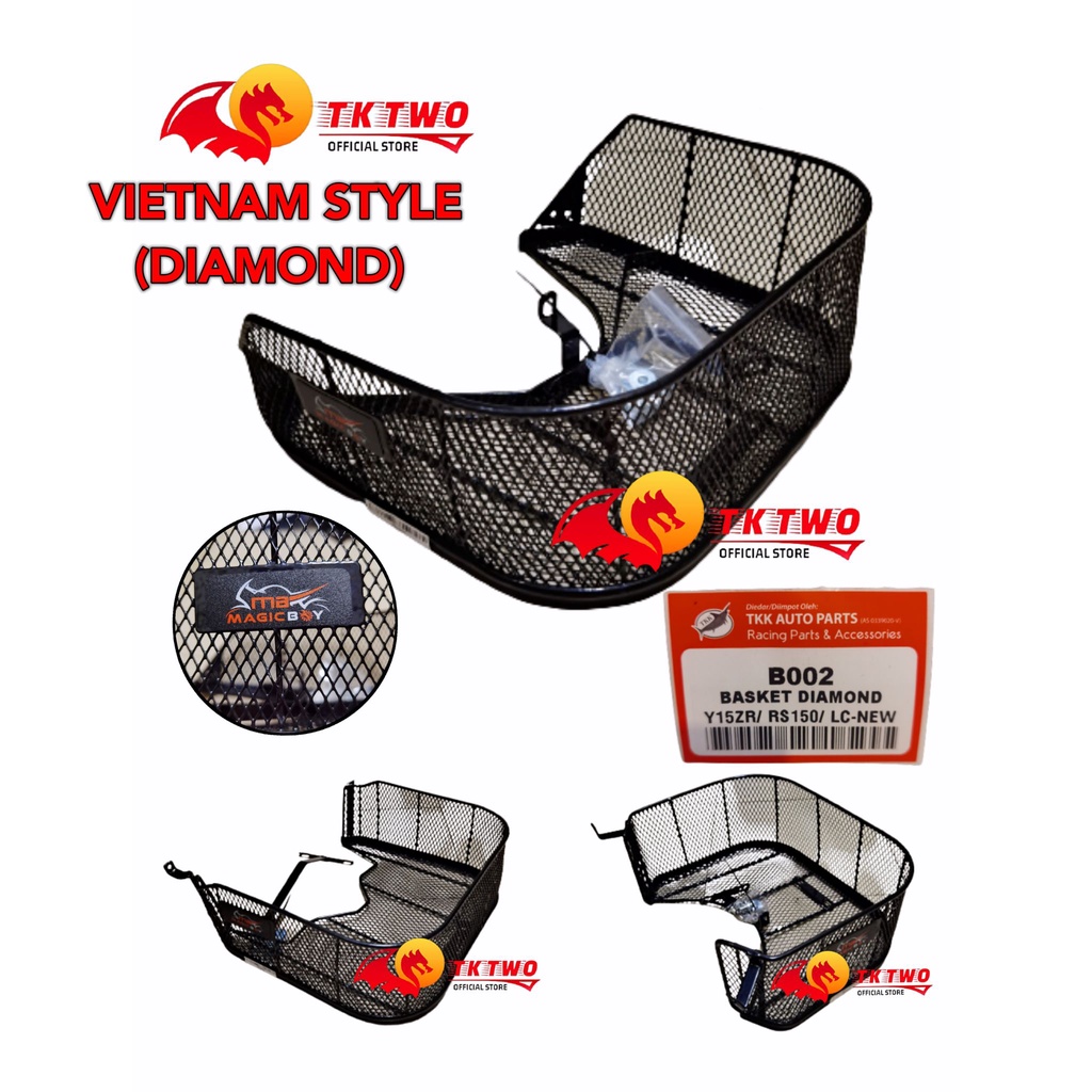 (B002) BASKET Y15ZR/ LC-135/LC135-NEW/ RS150 / RSX150 RAGA BAKUL ...
