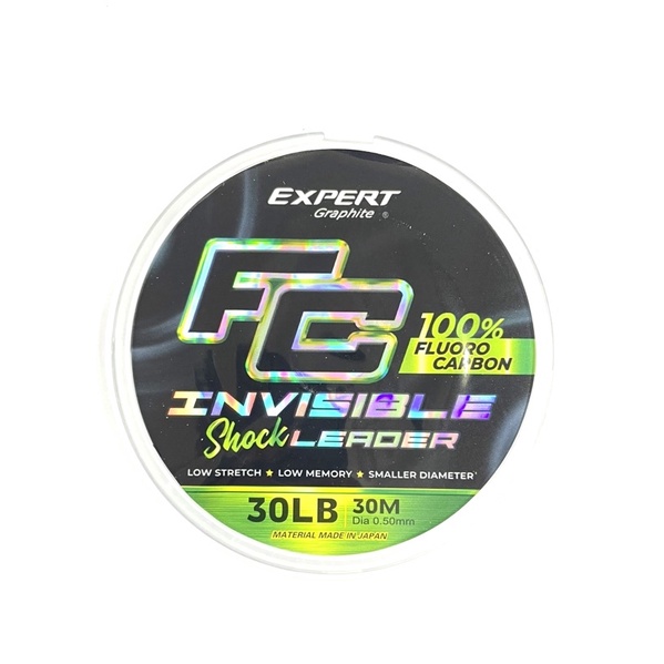 Expert Graphite 100% Fluorocarbon Leader Line 30M FC Fluoro Carbon Shock Japan | Shopee Malaysia