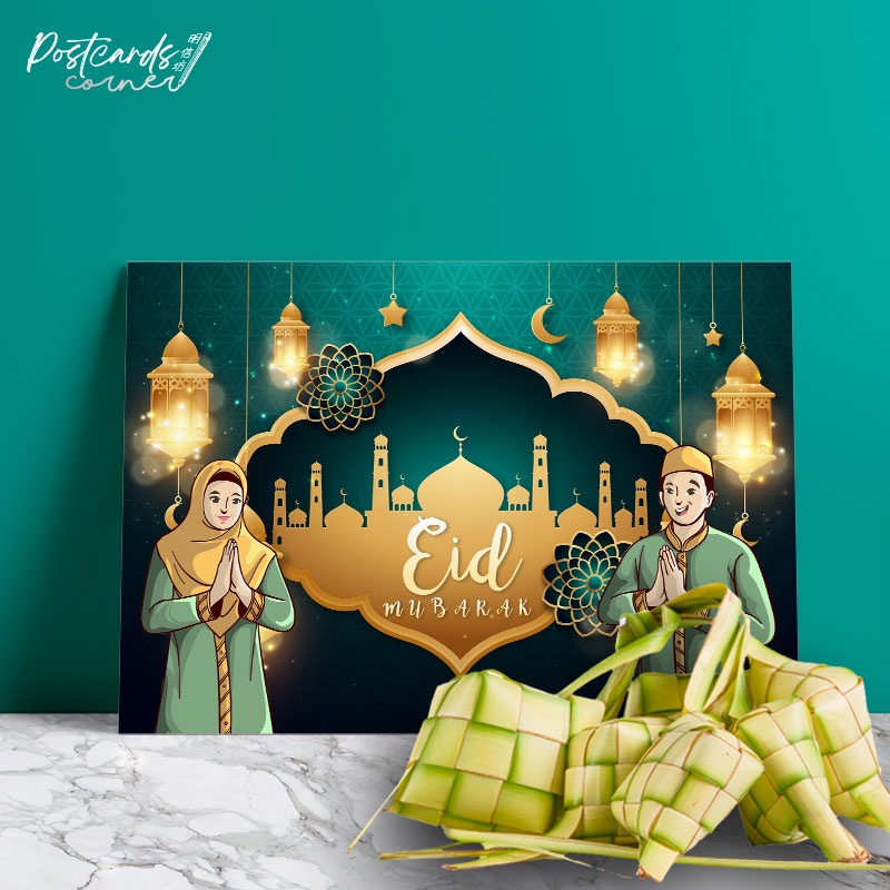 Poskad Hari Raya Aidilfitri / Ramadhan Postcard HR 7 | Shopee Malaysia