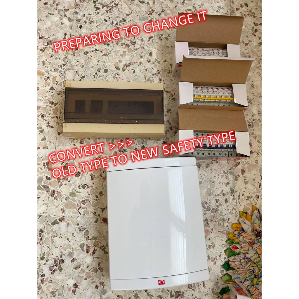 【3 PHASE】 DB BOX FULL SET 39+6 WAY MAXGUARD / UMS (FREE 16MM SIRIM ...