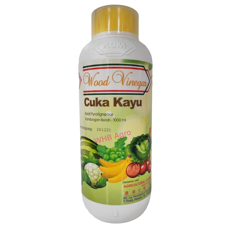 Acm Wood Vinegar “ Cuka Kayu “ - ( 1000ml ) | Shopee Malaysia