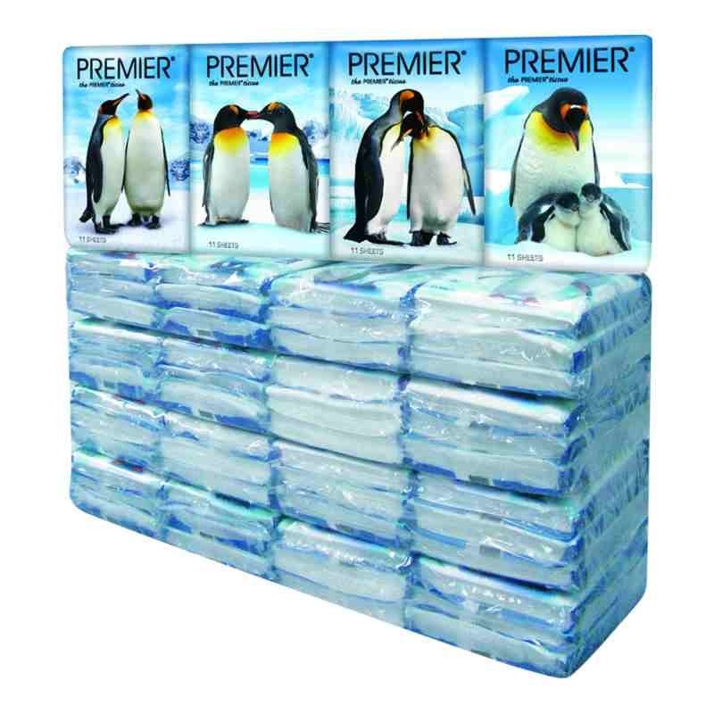 Premier Pocket Tissue 2 ply 10 sheets 5 x 12Packets (Tisu) Facial ...