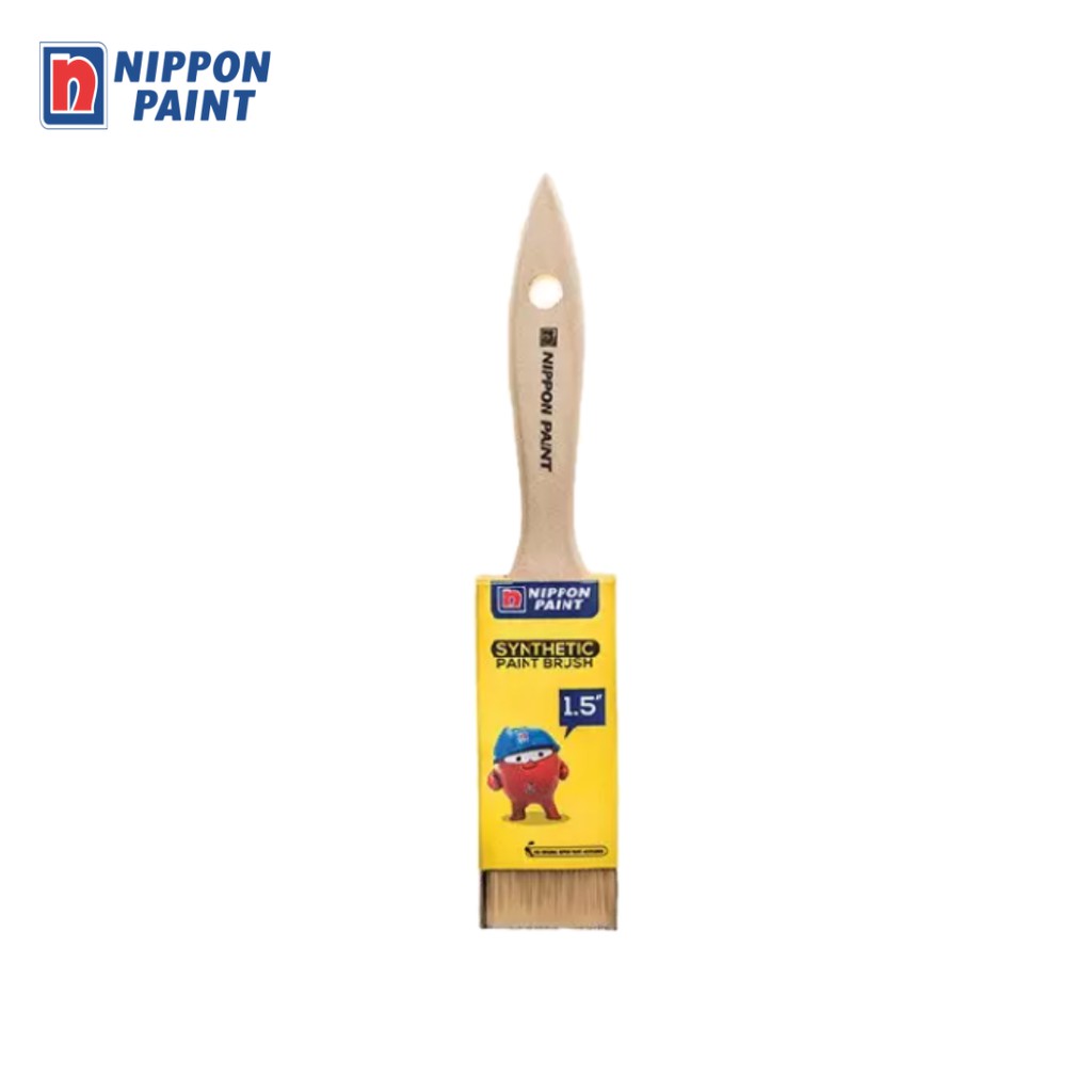 NIPPON PAINT Synthetic Paint Brush 750 Berus Cat Sintetik HALAL ...