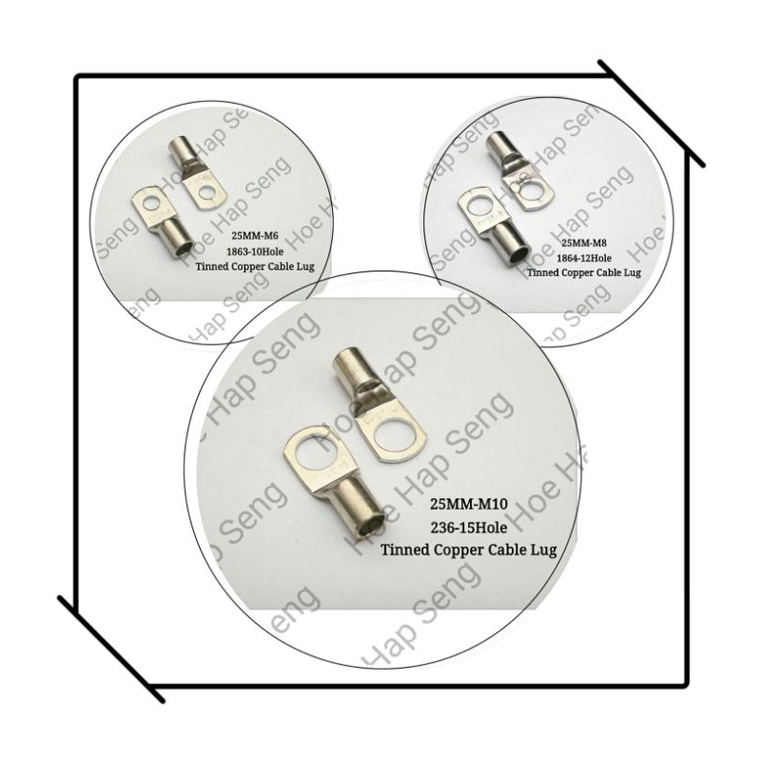 25MM-M6/M8/M10 BATTERY CABLE LUG | Shopee Malaysia