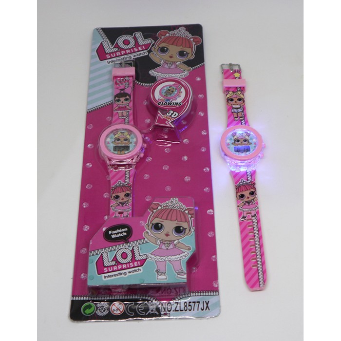Children's Clock Plus LOL Surprise Motif Lamp/New LIGHT On Watch/LIGHT ...