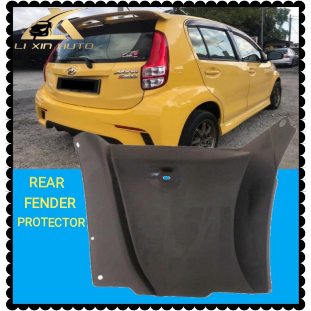 PERODUA MYVI LAGI BEST/ICON 2011-2017 REAR FENDER PROTECTOR ( BELAKANG ...