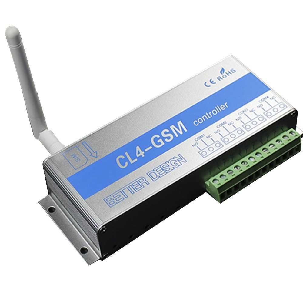 4 Channels GSM Wireless Mobile Phone Remote Control Switch Controller ...