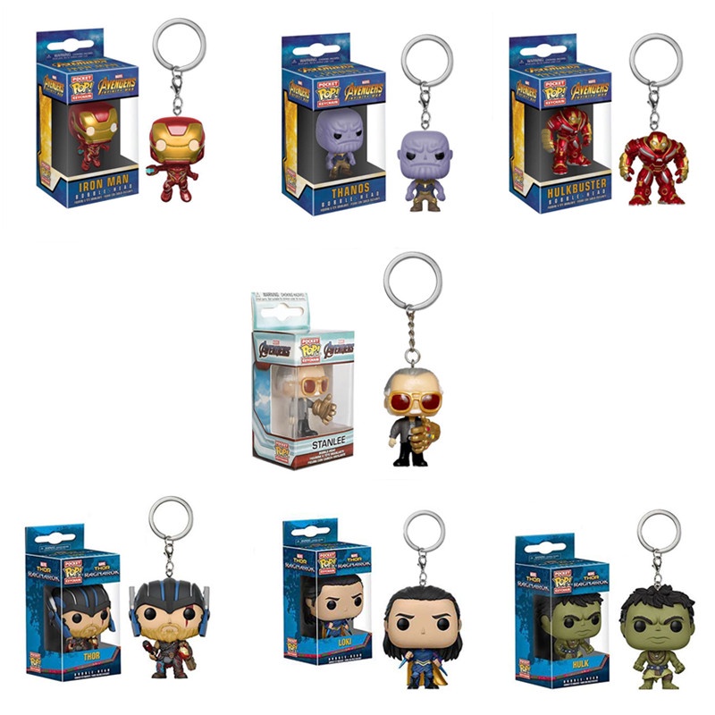 Original Funko POP Avengers Stan Lee Loki Ironman Spider-Man Thanos ...
