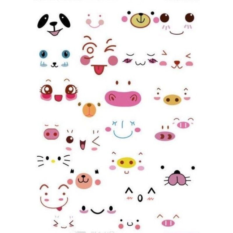 Smil stickers mouth mouth mouth mouth eyes cute30-60 mouth stickers ...