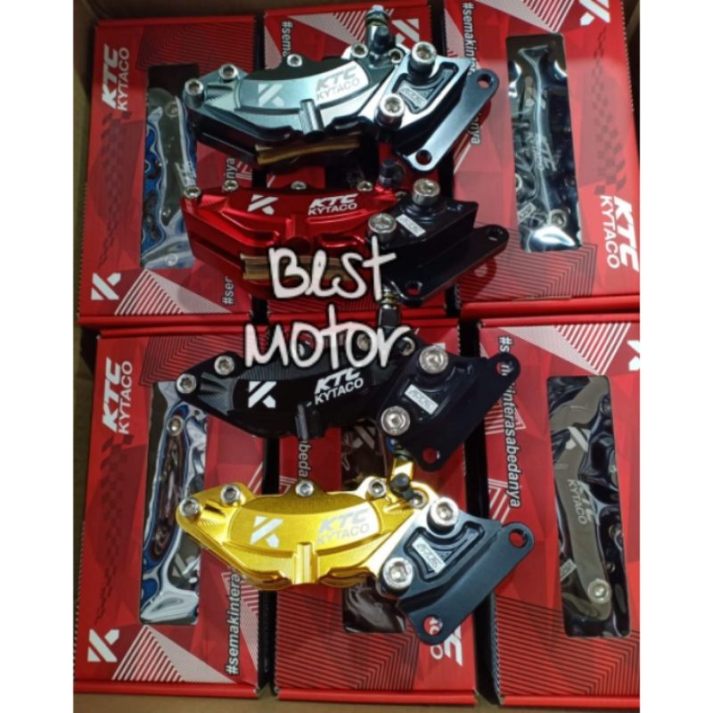 Front Caliper 4 Piston KTC KYTACO Yamaha Aerox 155 Old New Plus YHS ...