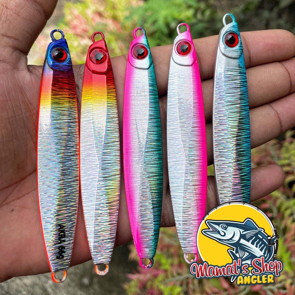 AKRA JIGGER BERAT NANANG JIG 46G/66G/88G/100G/131G/MATA TENGGIRI SIAP ...