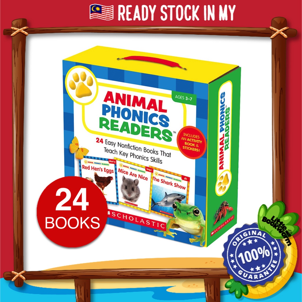 [100% original] Animal Phonics Readers Collection (24 books) | Shopee ...