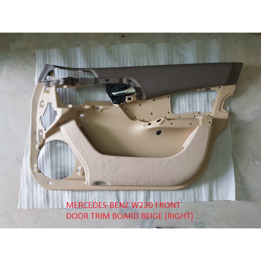 MERCEDES-BENZ MB220 FRONT DOOR TRIM BOARD BEIGE ORIGINAL (RIGHT ...