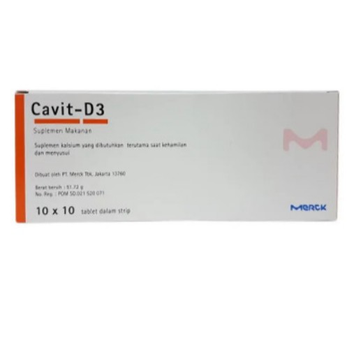 Cavit D3 box Contains 100 Tablets (10 Strips @ 10 Tablets) | Shopee ...