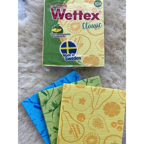 [AUTHENTIC FROM USA 🇺🇸] Wettex Swedish Dishcloth PER PIECE | Shopee ...