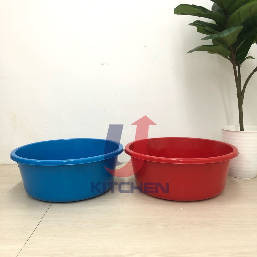 Twins Dolphin Round Plastic Wash Basin / Basin Cuci Pinggan / Baldi ...