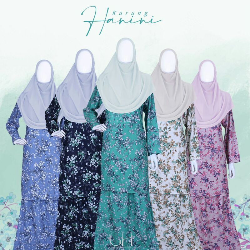 [S - 5XL] BAJU KURUNG BERBUNGA BUNGA FLORAL MURAH CORAK PLUSSIZE PLUS ...