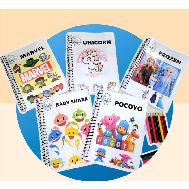 Coloring Book A5/ Buku Mewarna A5 | Shopee Malaysia