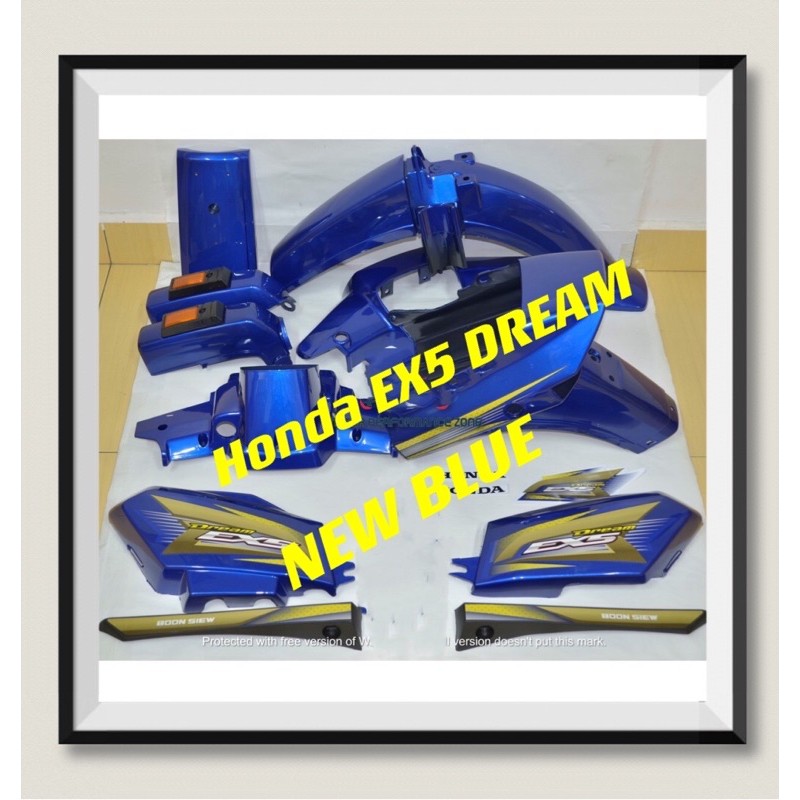 Honda EX5/EX5 Dream Body Cover Set (Siap Tampal Sticker) | Shopee Malaysia