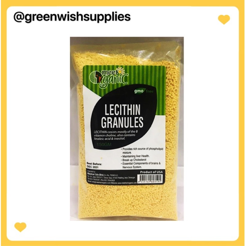 MH FOOD - Lecithin Granules, 大豆卵磷脂 (150g) Exp:07/2026[Non-GMO ...