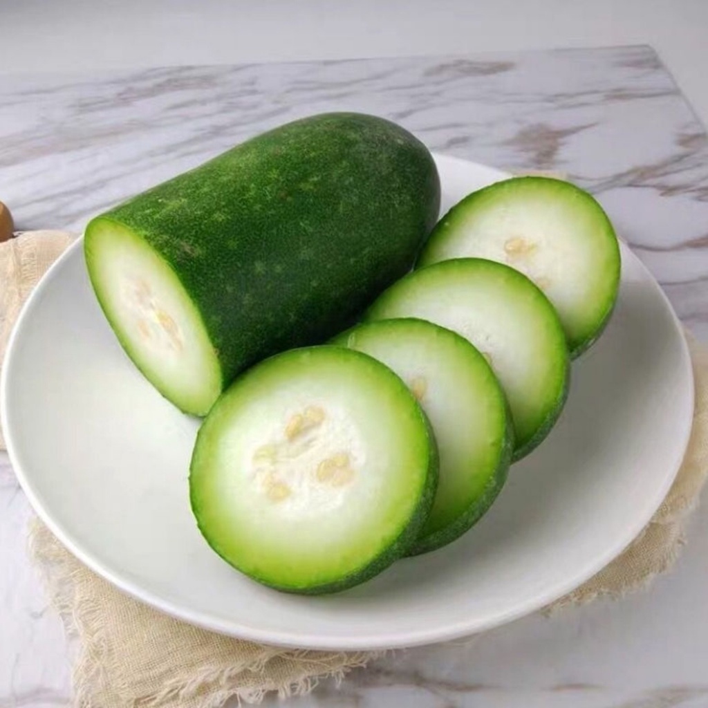 M5 Biji Benih Kundur Kulit Hijau（12ps +/-）/ Green Winter Melon Seeds ...