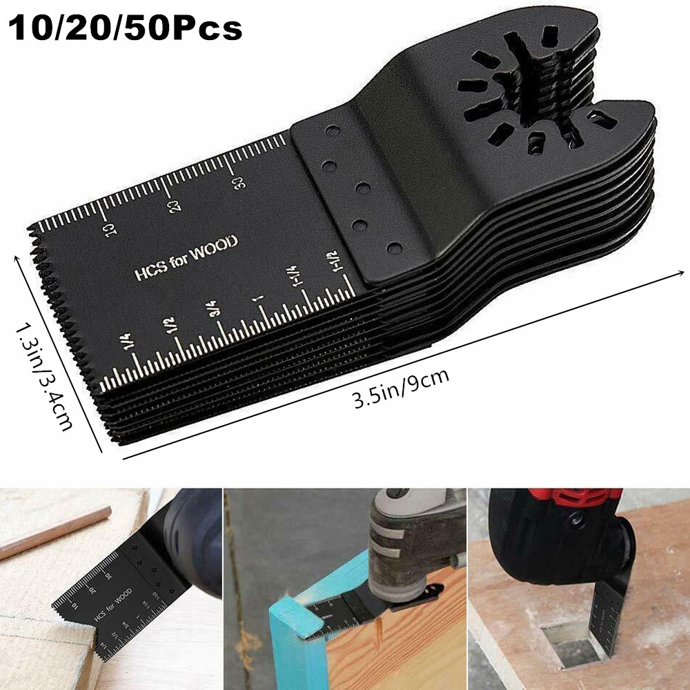 20pcs/set Renovator Multitool Saw Blade Oscillating Multi Tool Blades Cutting Wood Tools for ...