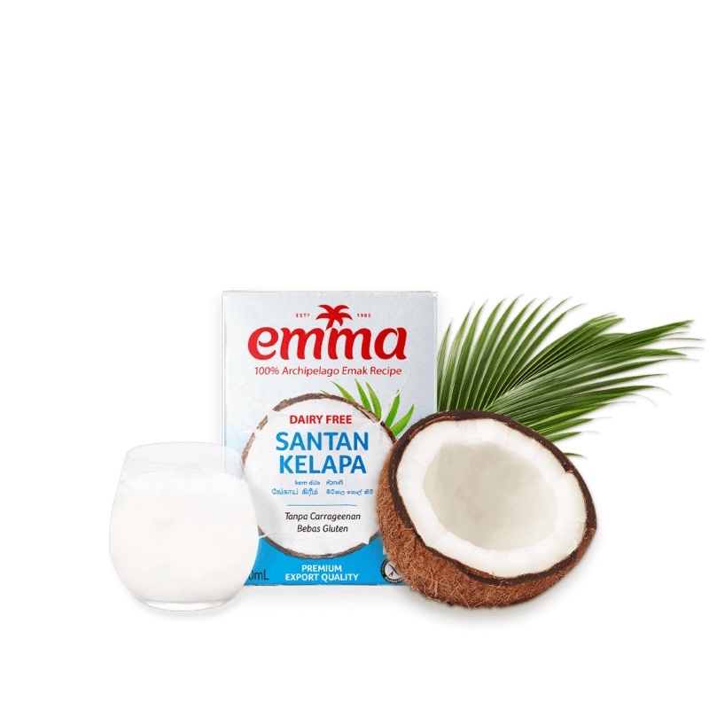 EMMA Dairy Free Coconut Milk/ Santan Kelapa 200ml | Shopee Malaysia