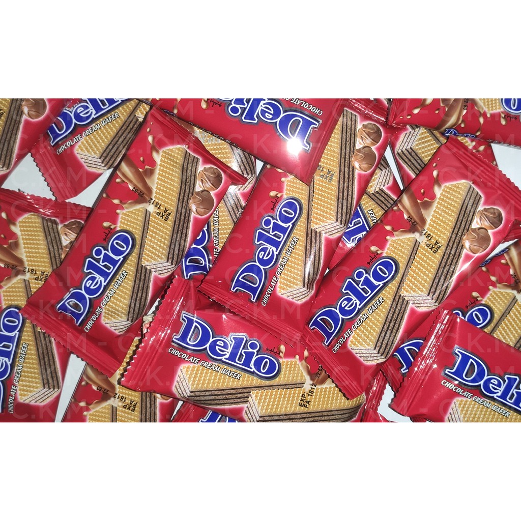 DELIO 24PCS x 16G Cream Wafer/Biskut Berkrim/威化饼/威化酥 24PCS x 16G ...