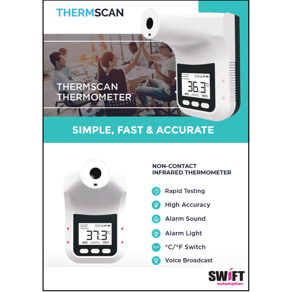 ThermScan Thermometer ( Temperature scanner) | Shopee Malaysia