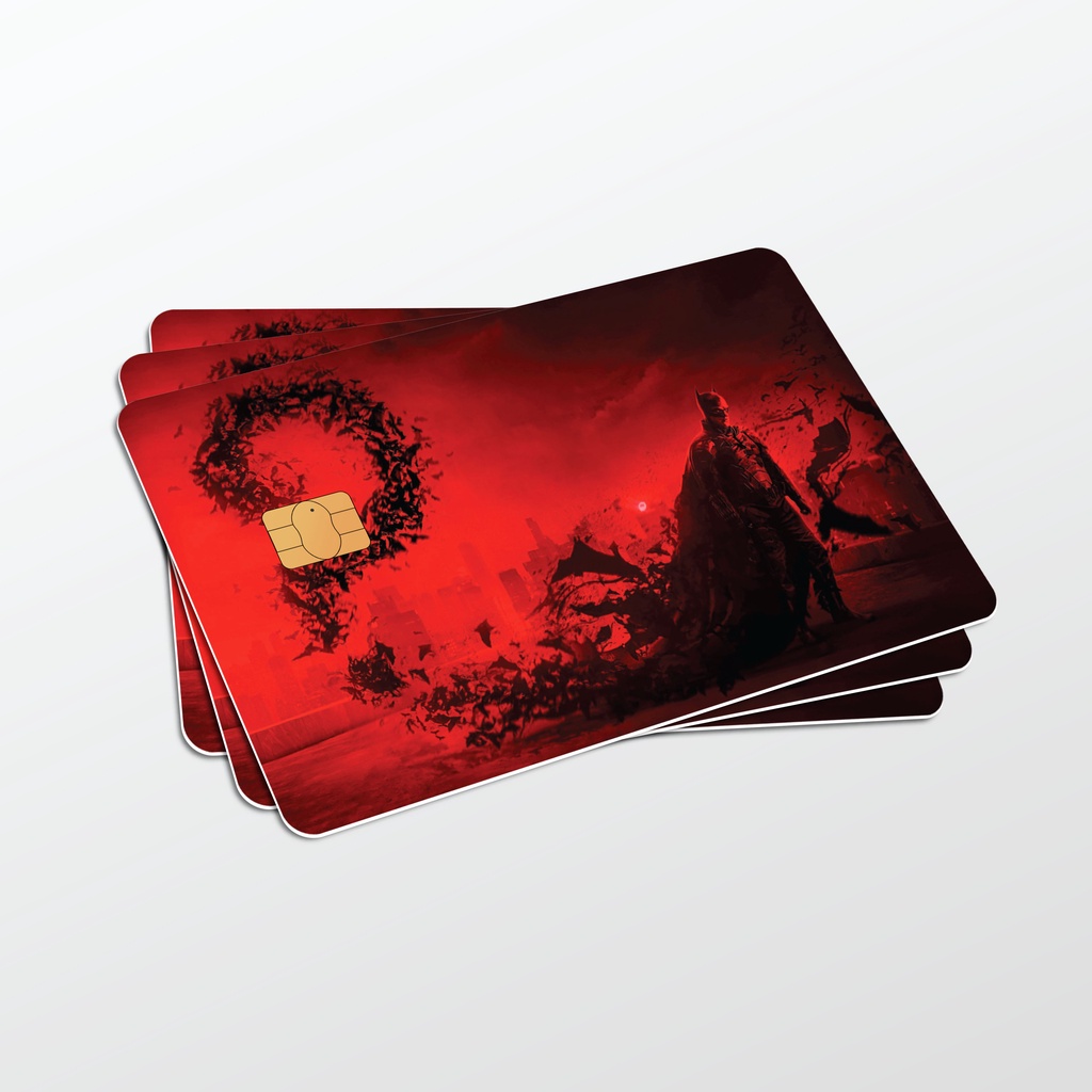 KapzLegacy Batman ATM Bank Sticker Card Cover Access Touch n Go Skin ...