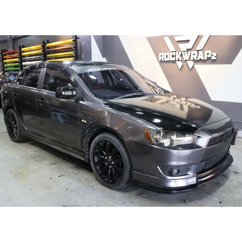 METALLIC GREY CAR WRAPPING STICKER VINYL FILM | Shopee Malaysia