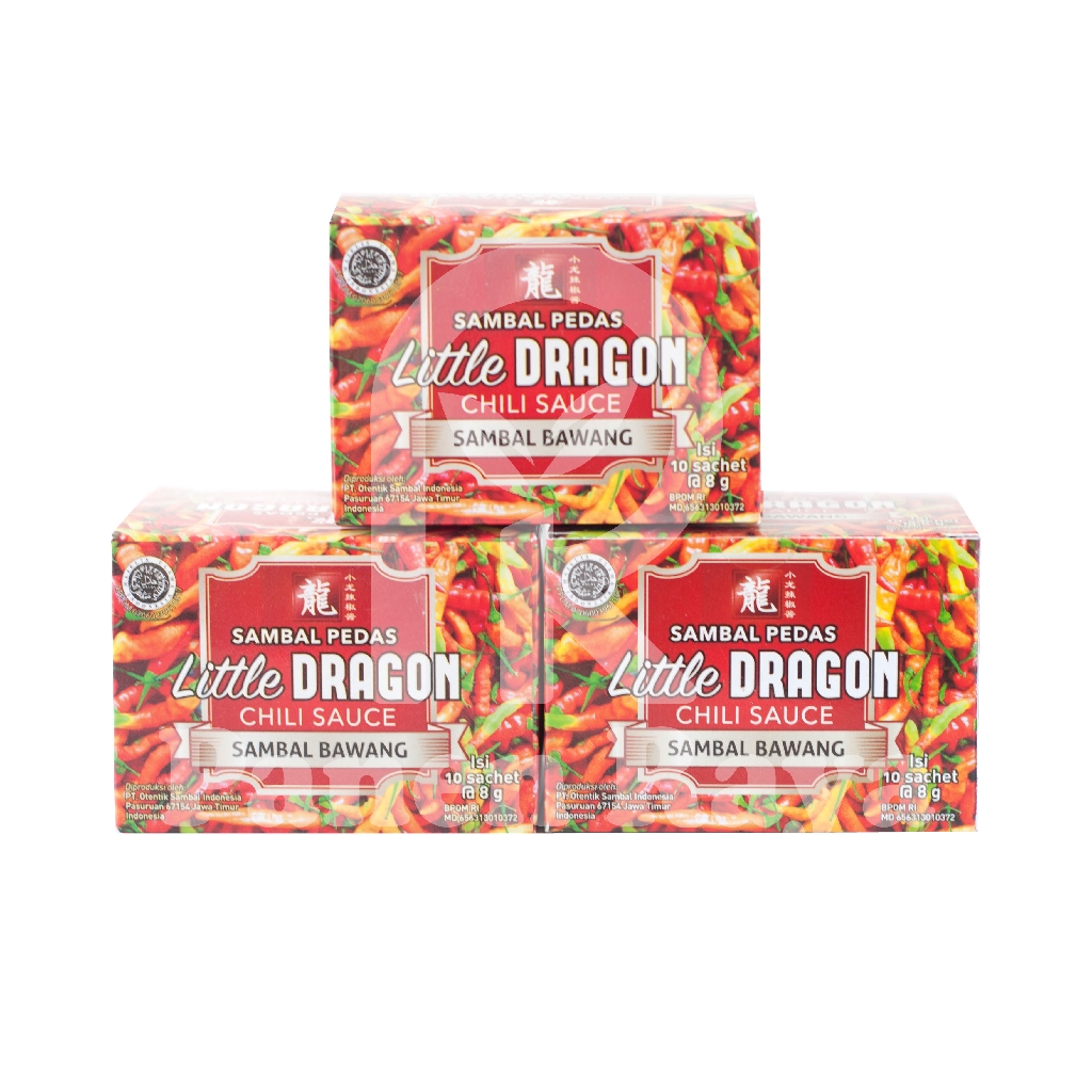 Little Dragon's Spicy Onion Sambal Contains 10 Sachets | Shopee Malaysia