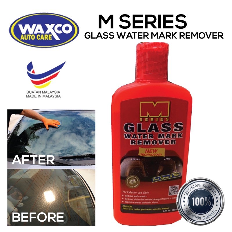 Waxco Car Glass Watermark Remover Water Mark Remover Windscreen Shield ...