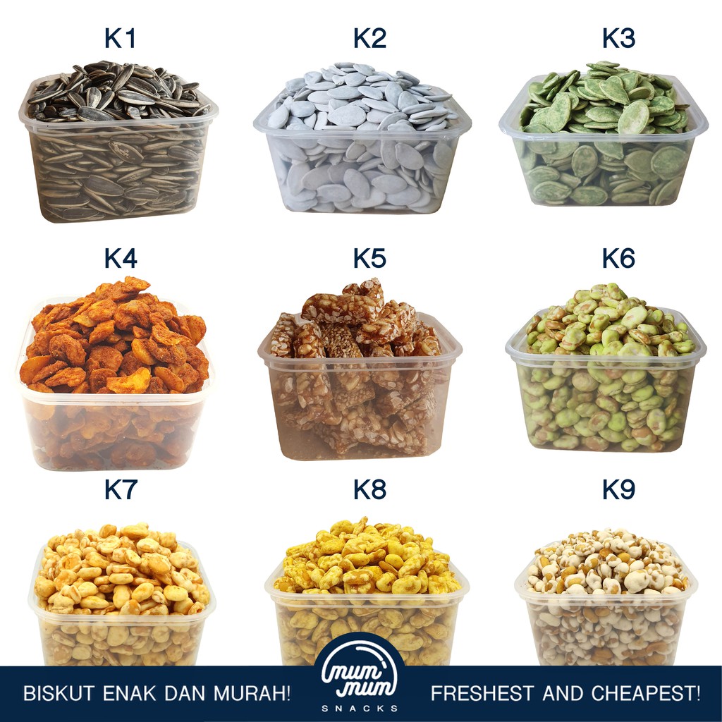 Kacang-Kacang TIMBANG / Titbits / Nuts / Peanuts [500g] | Shopee Malaysia