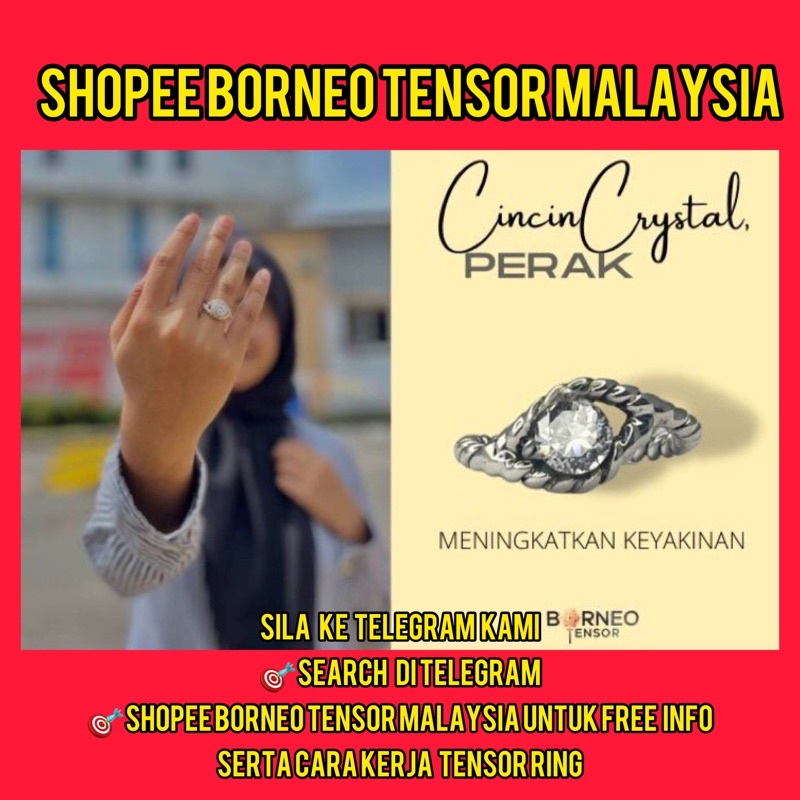 Cincin Crystal Perak,100% Pure Silver@Perak/conductor terbaik/Borneo ...
