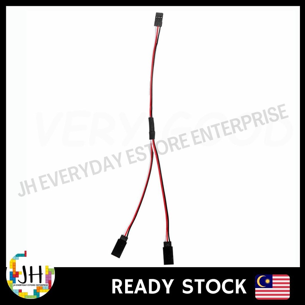 🇲🇾ReadyStock [3501]2way mm RC Servo Y Extension Wire Cable Dupont Line ...