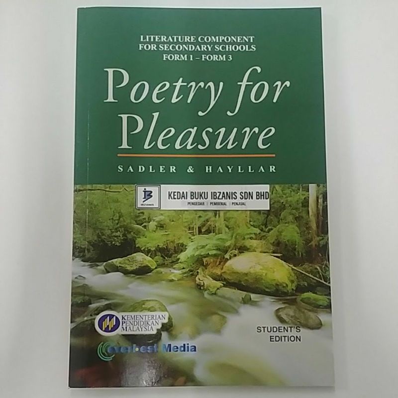 buku teks POETRY FOR PLEASURE form 1-3 | Shopee Malaysia