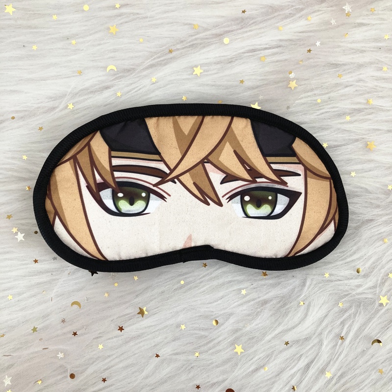 Cute Genshin Impact Eye Mask Cartoon Anime Eyeshade Yae Miko Kazuha ...