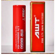 (FULL RED)AWT IMR 18650 3.7V 3000mah 40A High Drain Rechargeable ...